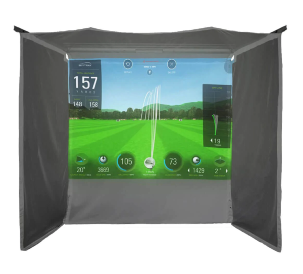 HomeCourse Pro Retractable Golf Simulator Screen - SwingSense