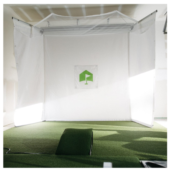HomeCourse Pro Retractable Golf Simulator Screen - SwingSense