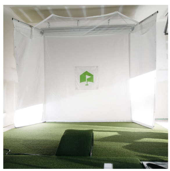 HomeCourse Pro Retractable Golf Simulator Screen - SwingSense